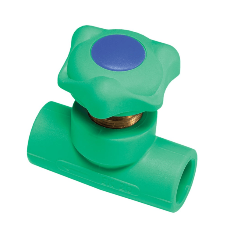 PPR valve 25 with wheel - WAVIN - EKO KAMINI