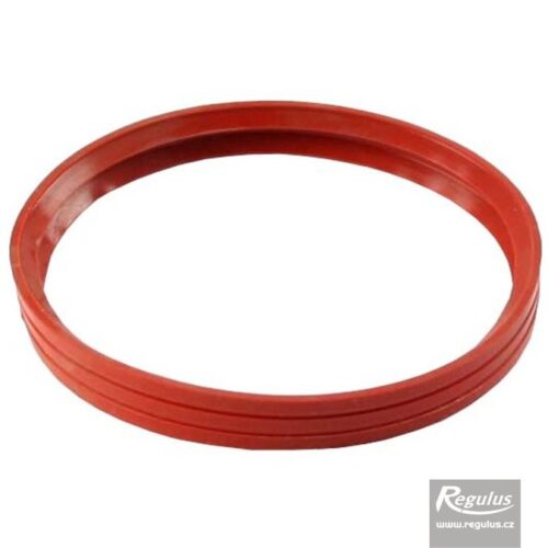 Flue gasket 100mm - 2 notches, red - EKO KAMINI